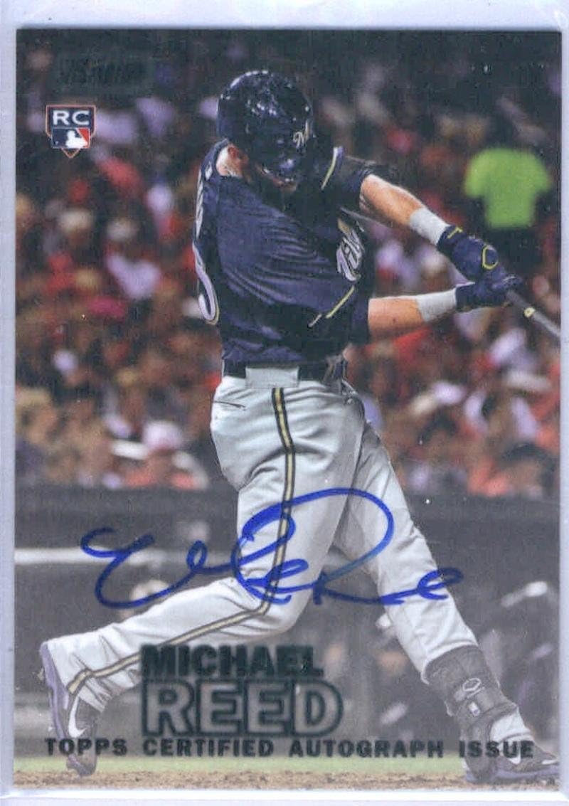 Amazon.com: 2016 Stadium Club Autographs Black #SCA-MR Michael Reed ...