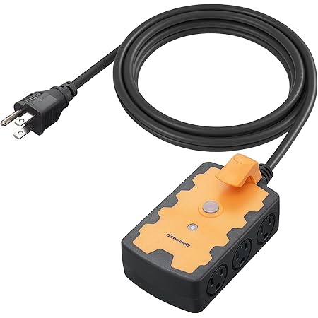 Yellow Jacket 5139N 14/3 6-Outlet Heavy Duty Industrial Metal Workshop ...