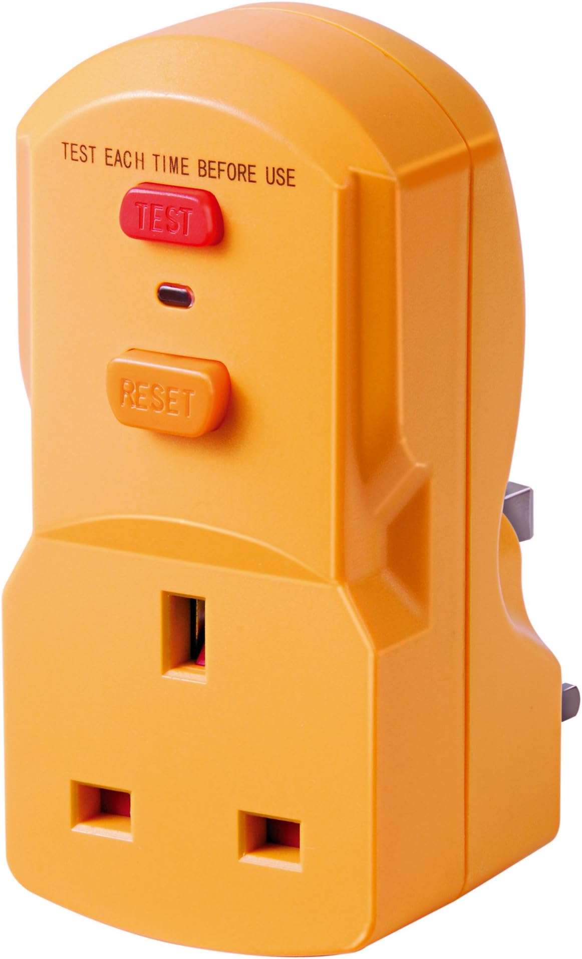 STATUS Orange Circuit Breaker | 13A UK Plug RCD Socket Adapter ...