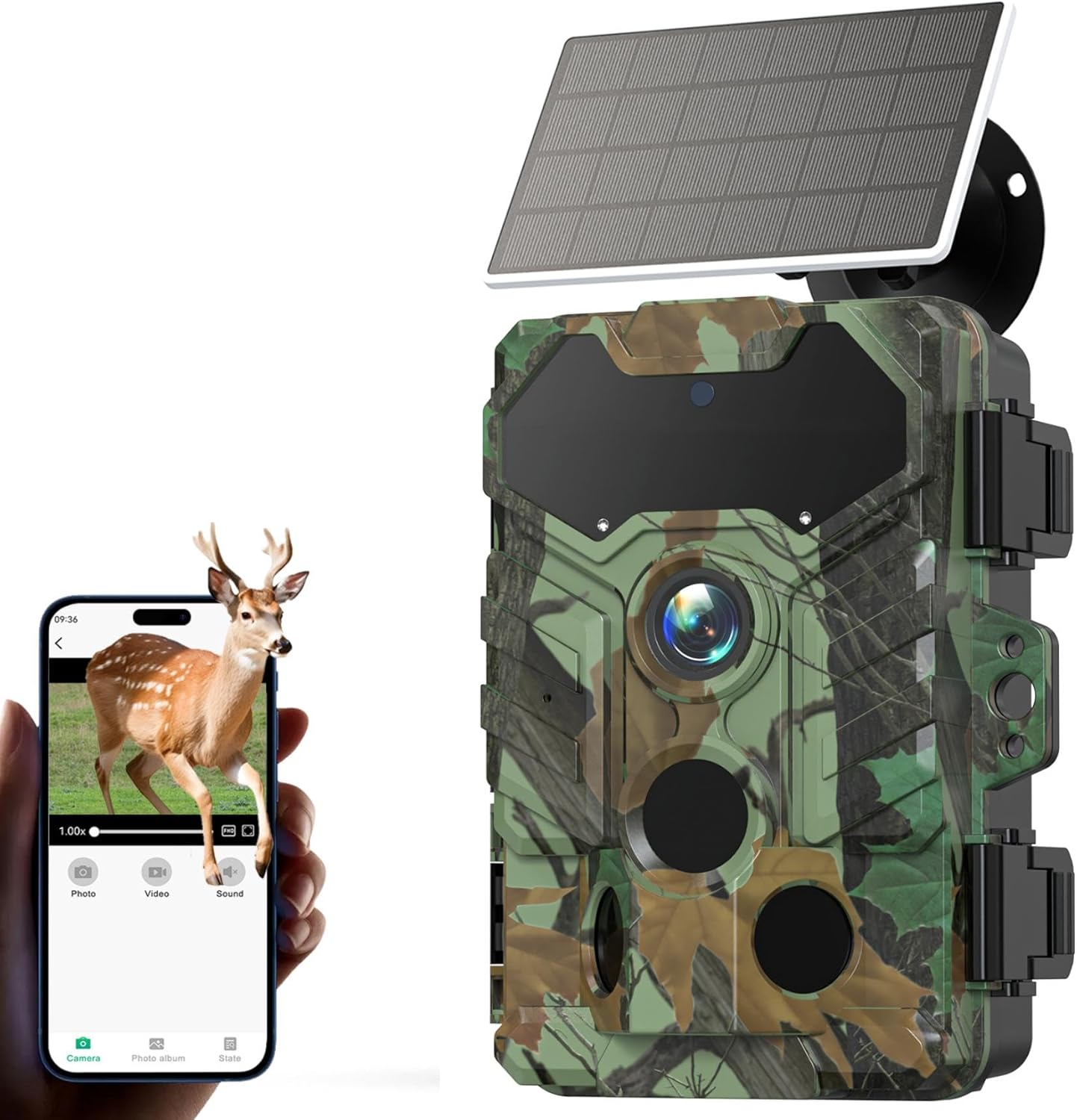 Amazon.com: Pefemnio 32MP WiFi Wireless Trail Cameras with Night Vision ...