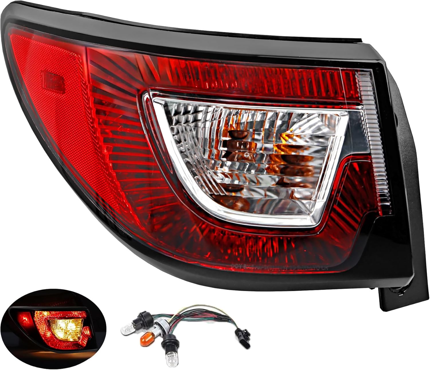 Amazon.com: Taillights, Compatible with 2013-2017 Traverse LS LT LTZ ...