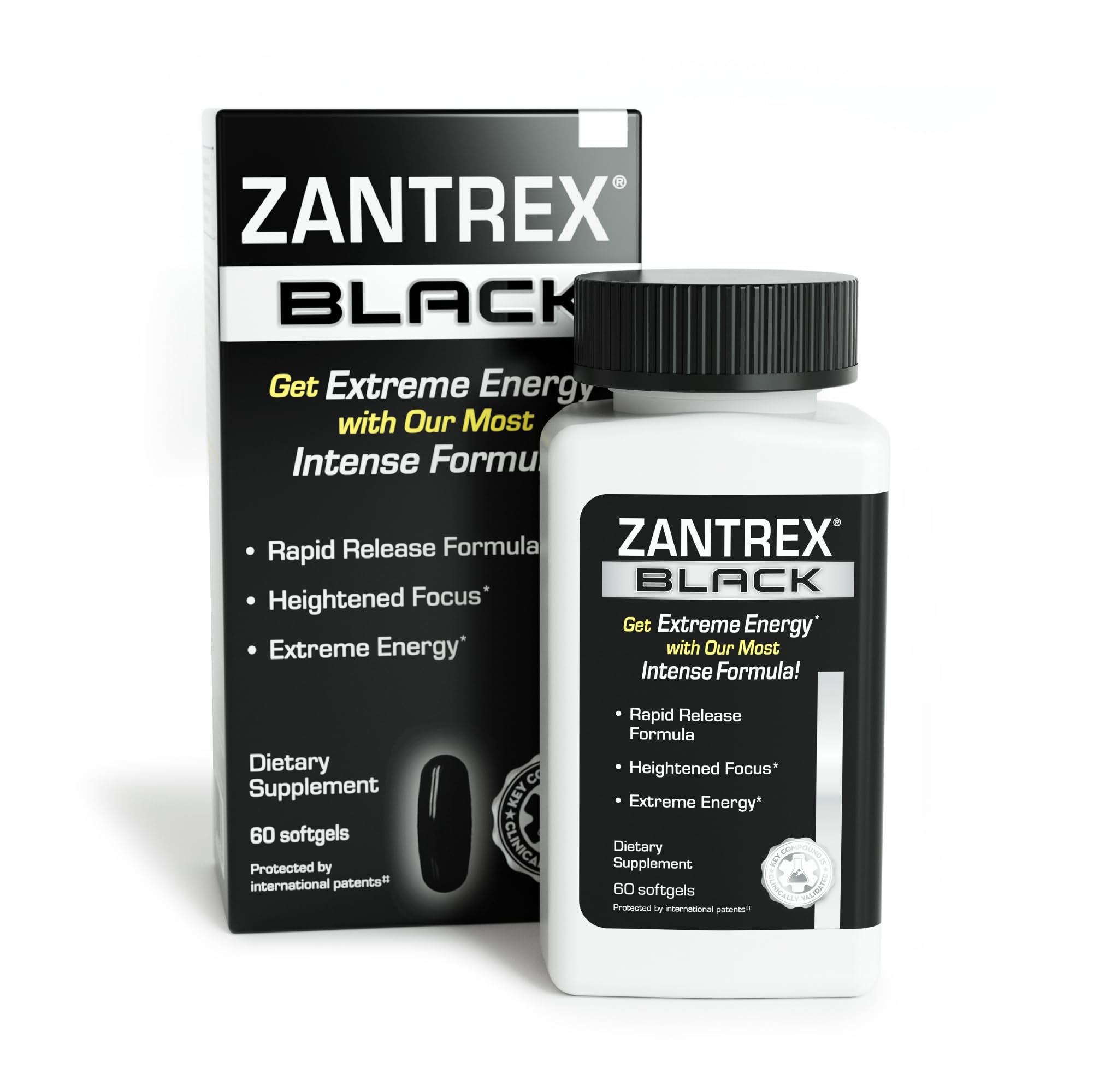 Snapklik.com : Zantrex Black Rapid-Release Weight Management Supplement ...