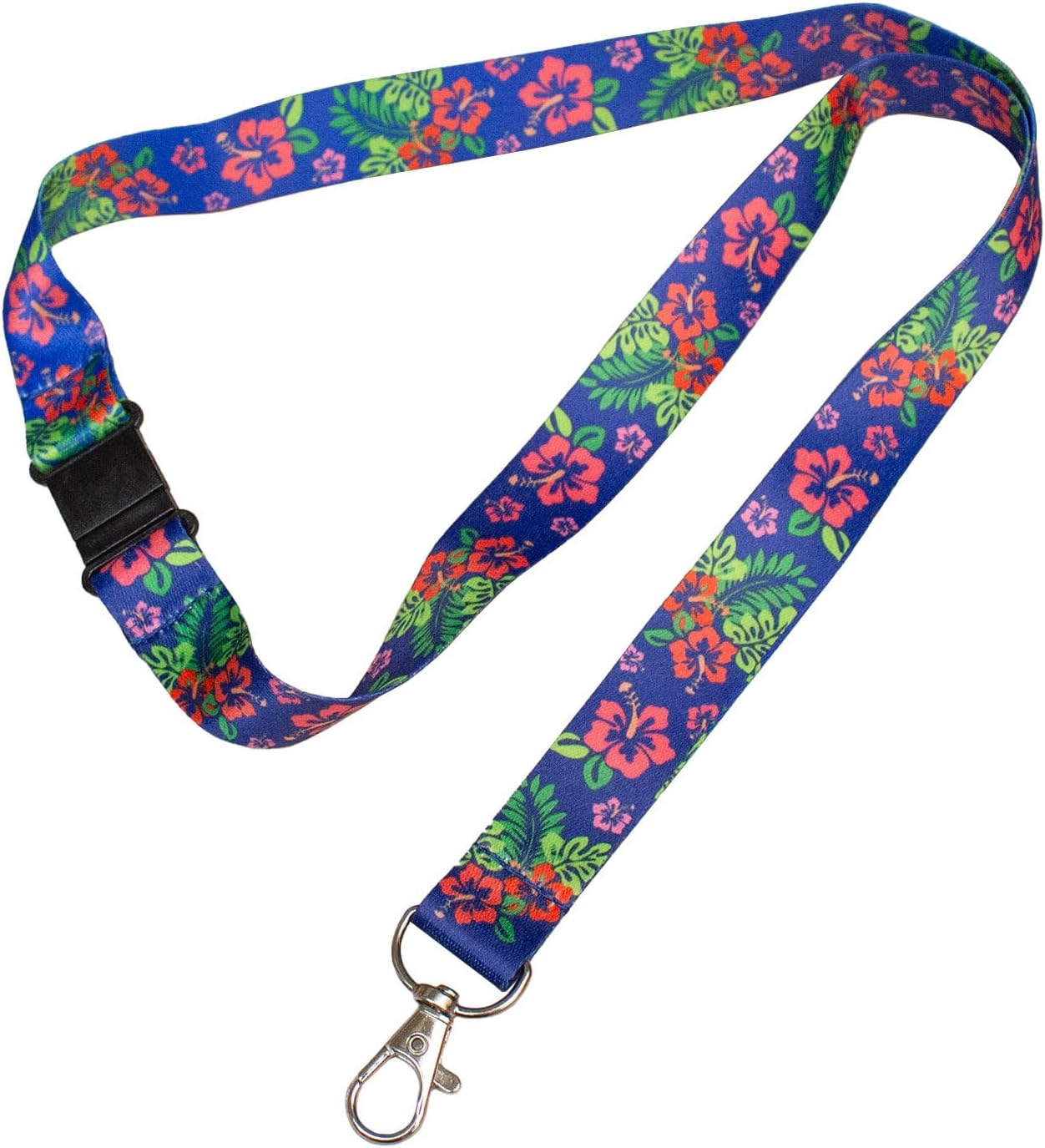Amazon.com : Lucky Line Lanyard with Swivel Snap, Hibiscus Design (C205 ...