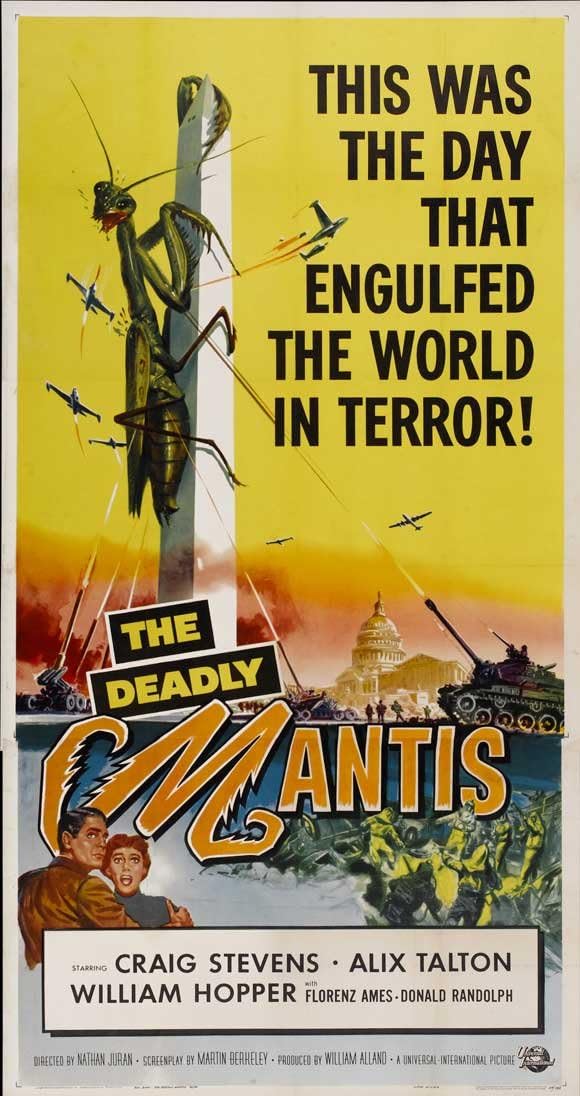 Amazon.com: The Deadly Mantis Movie Poster (20 x 40 Inches - 51cm x ...
