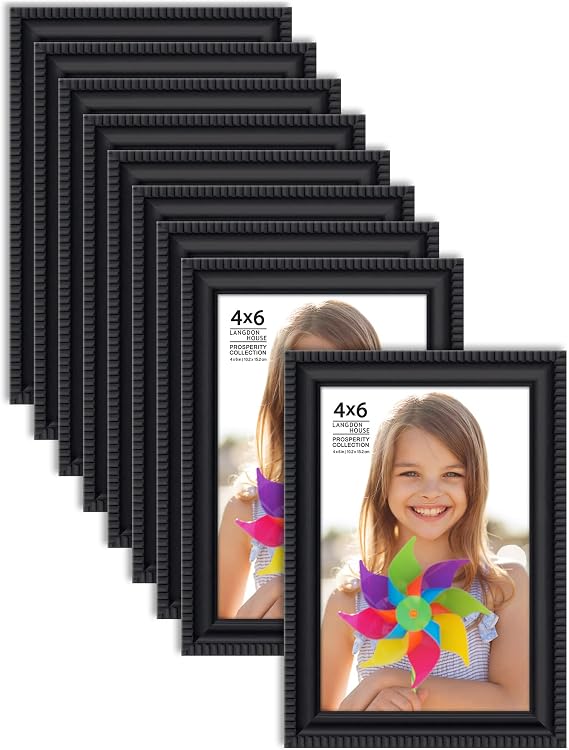 Amazon.com - Langdon House 4x6 Picture Frames (Black, 12 Pack ...