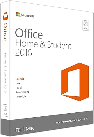 Microsoft Office Mac Home and Student 2016 (Product Key Card ohne ...