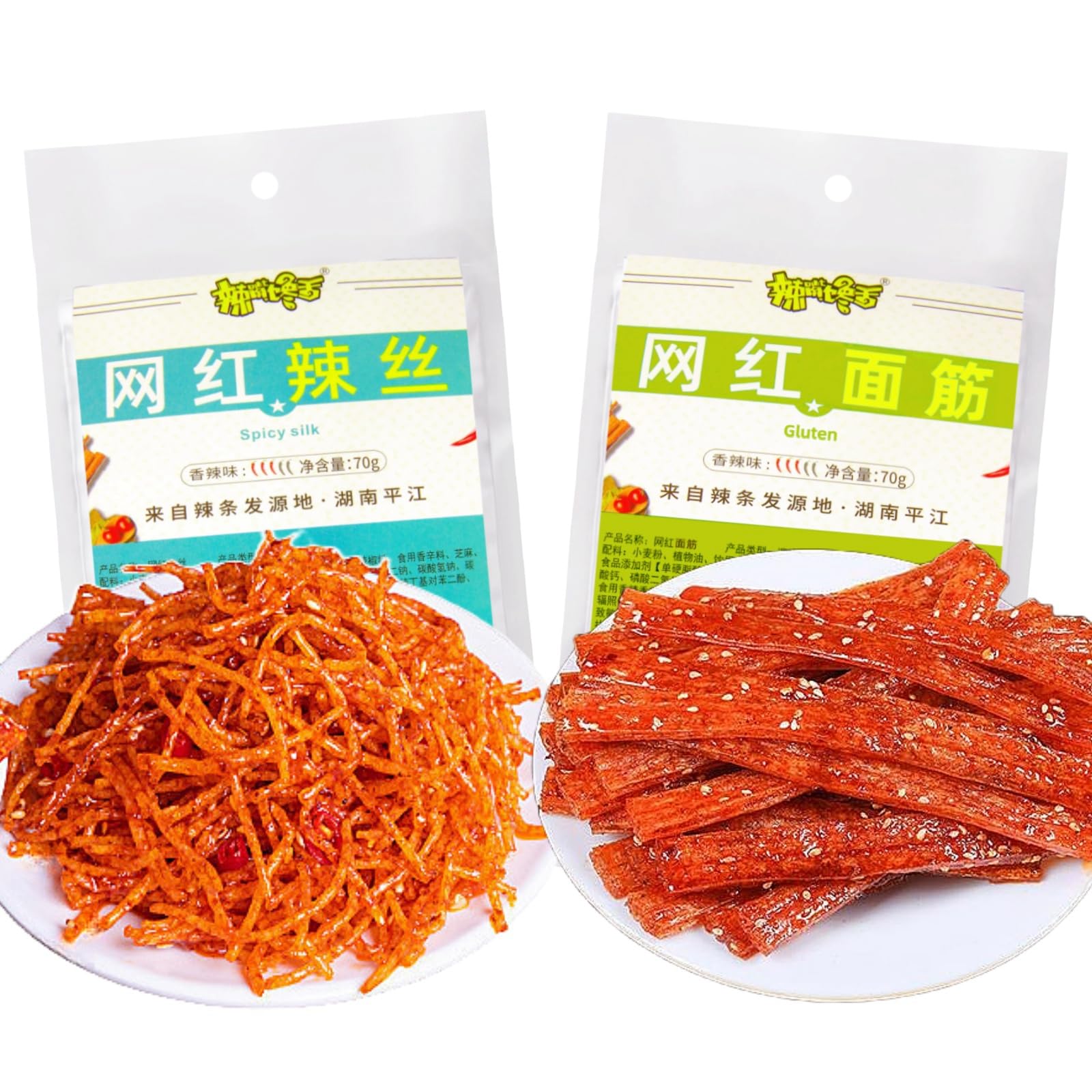 Amazon.com : Latiao Spicy Strip 5OZ(140g),Latio Spicy strips and Spicy ...