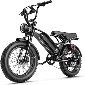 Amazon.com : Jasion YR20 Electric Bike for Adults with Peak 2000W Motor, 48V 20AH Removable ...
