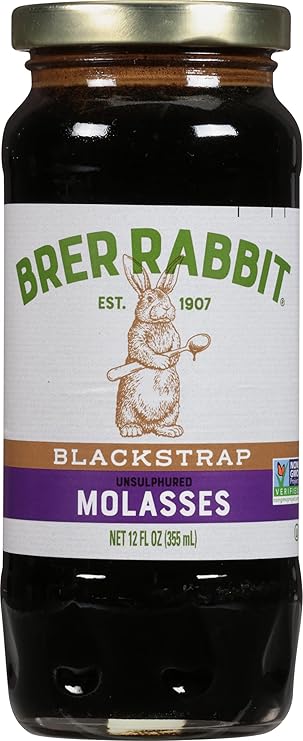 Amazon.com : Brer Rabbit Unsulphured Molasses, Blackstrap, 12 Ounce ...