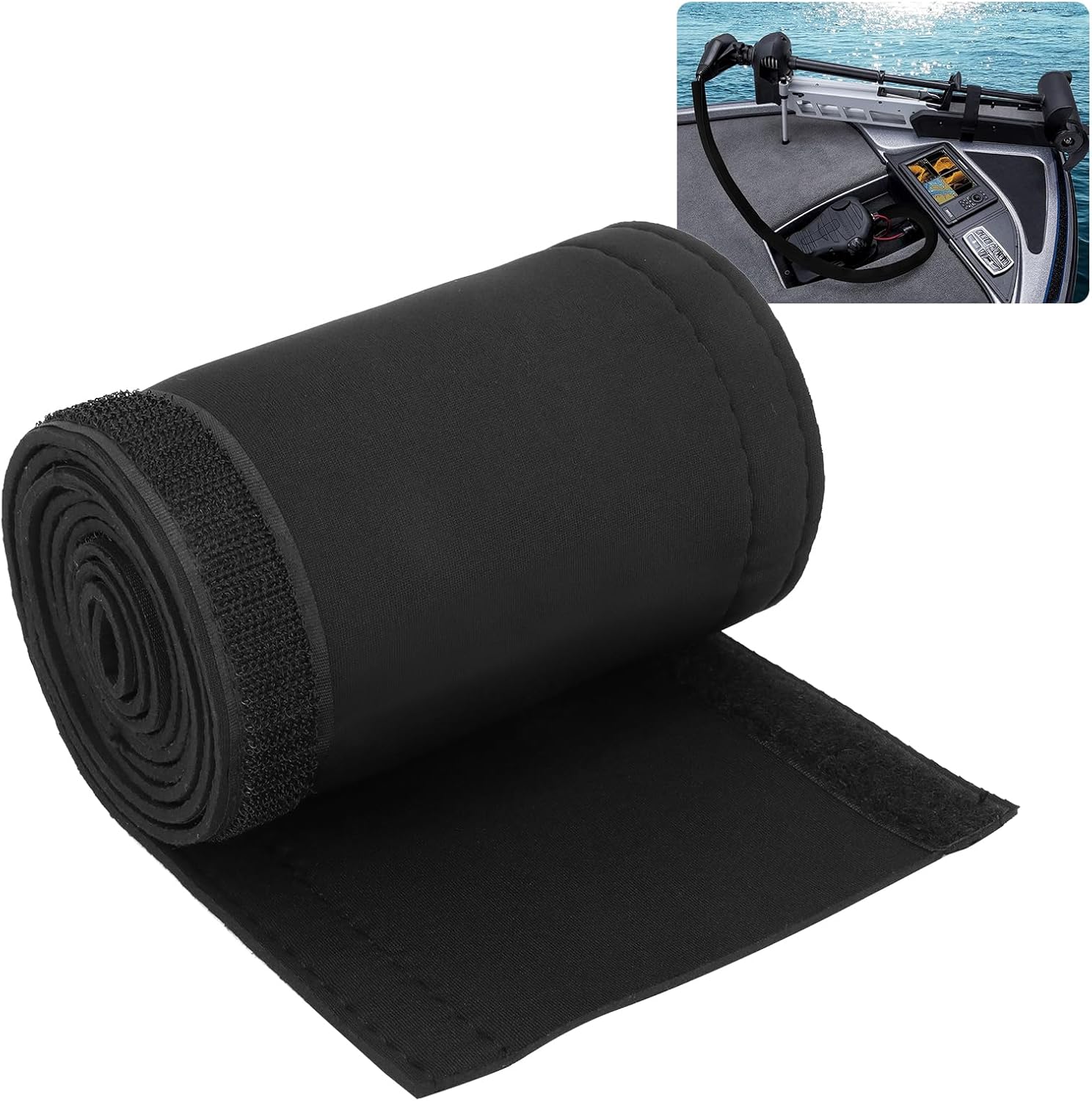 Amazon.com: Trolling Motor Cable Sleeve 120 inch Neoprene Cable ...
