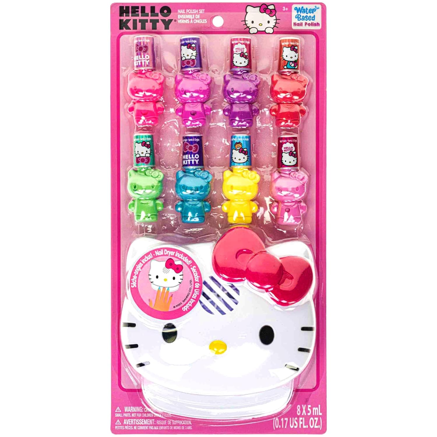Brandclub - Townley Girl Hello Kitty 8 Pack Non-Toxic Peel-Off Shimmer ...
