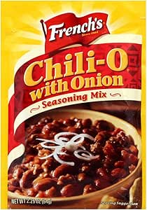 French's Chili-O Seasoning Mix, Chili-O with Onion, 2.25-Ounce Packets ...