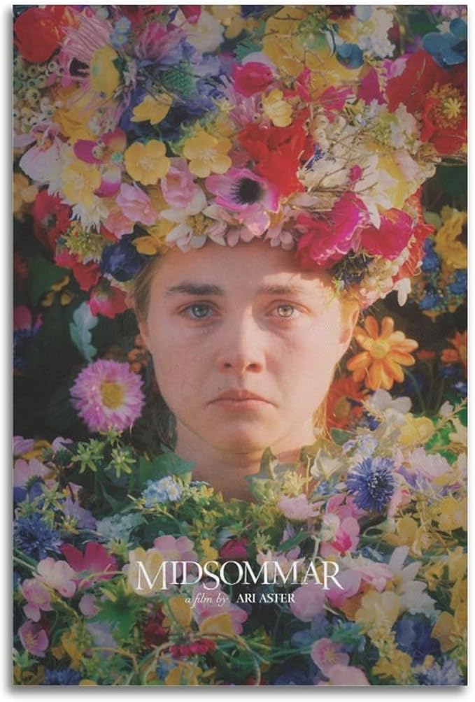 Amazon.com: Movie Midsommar Poster Canvas Posters Decorative Aesthetic ...