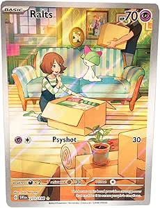 Pokemon - Ralts 211/198 - Scarlet & Violet - Illustrator Rare - Holo ...
