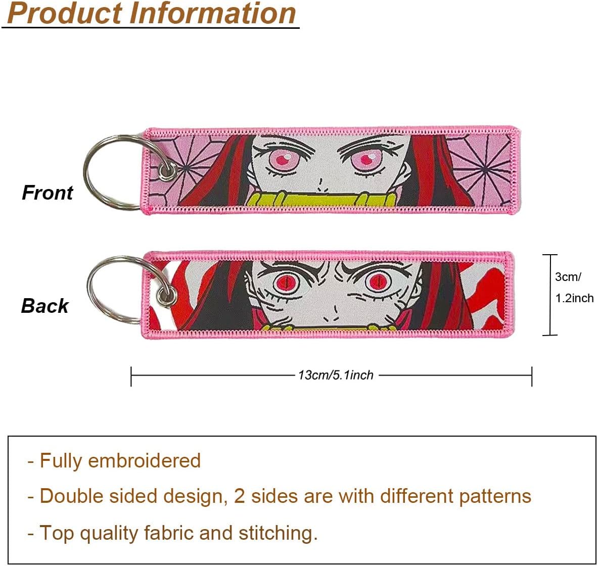 JDM Car Accessories - Japanese Car Racing JDM Driver Key Tag Chain Fob ...