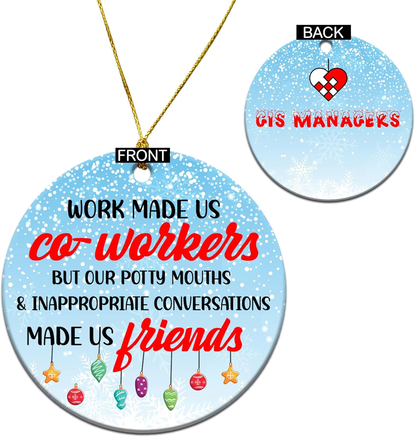 Work Made Us Coworker GIS Managers Adorno para mujeres y hombres ...