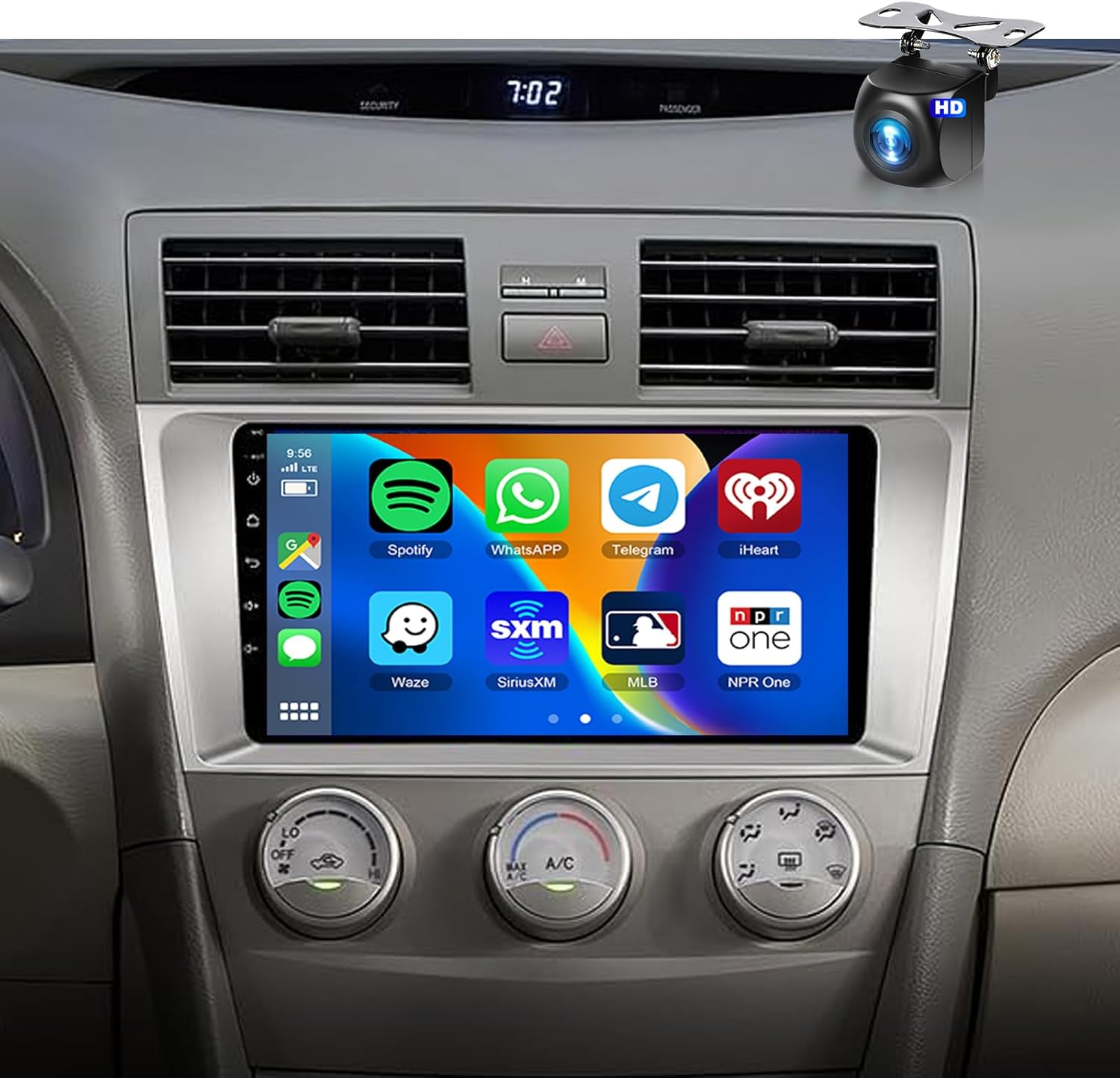 Amazon.com: Car Stereo for Toyota Camry 2006-2011【8Core 6+128G】 Wireless Carplay Android Auto,9 ...