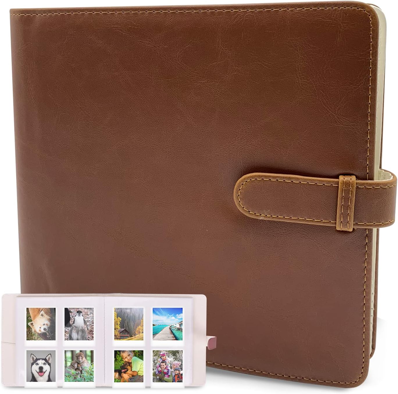 Amazon.com: Fujifilm Instax Square Photo Album - Blush Gold Marble ...