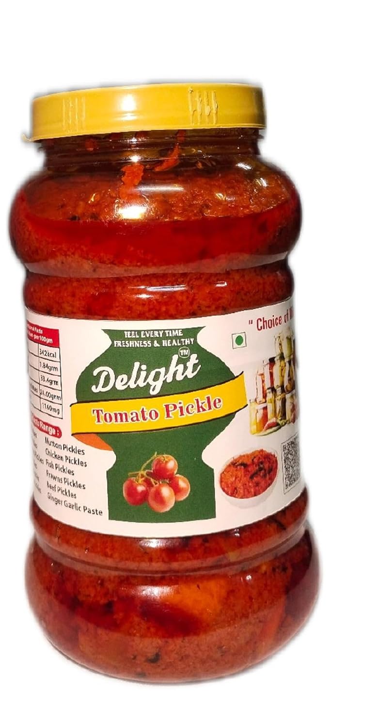 Delight Tomato Pickle Homemade Spicy and Tangy Delicious Fresh Ready-to ...