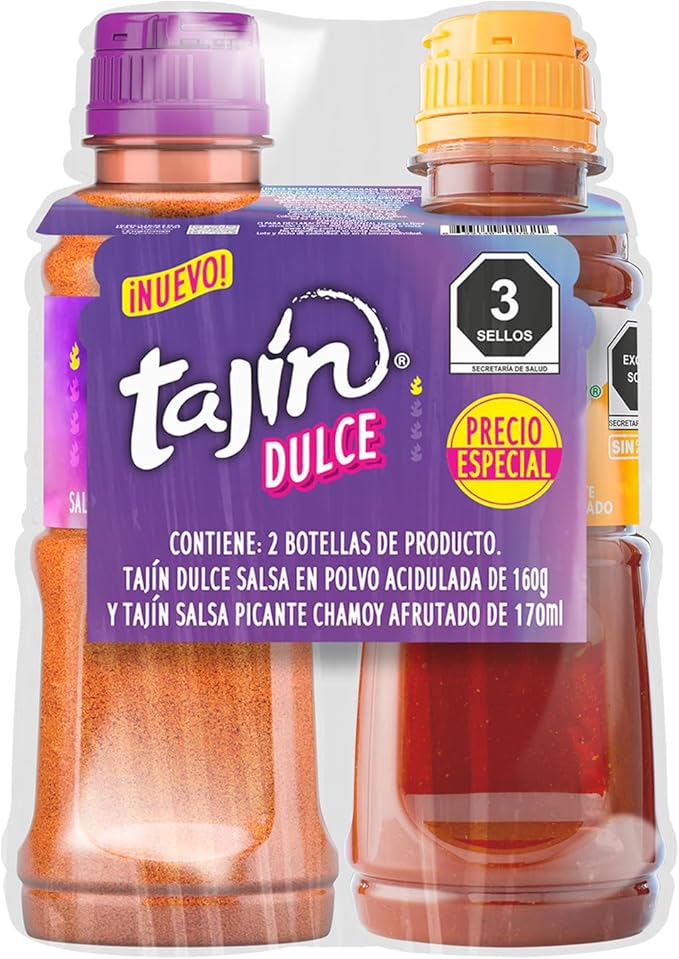Pack Tajín Dulce 160g + Salsa líquida Chamoy 170ml : Amazon.com.mx ...