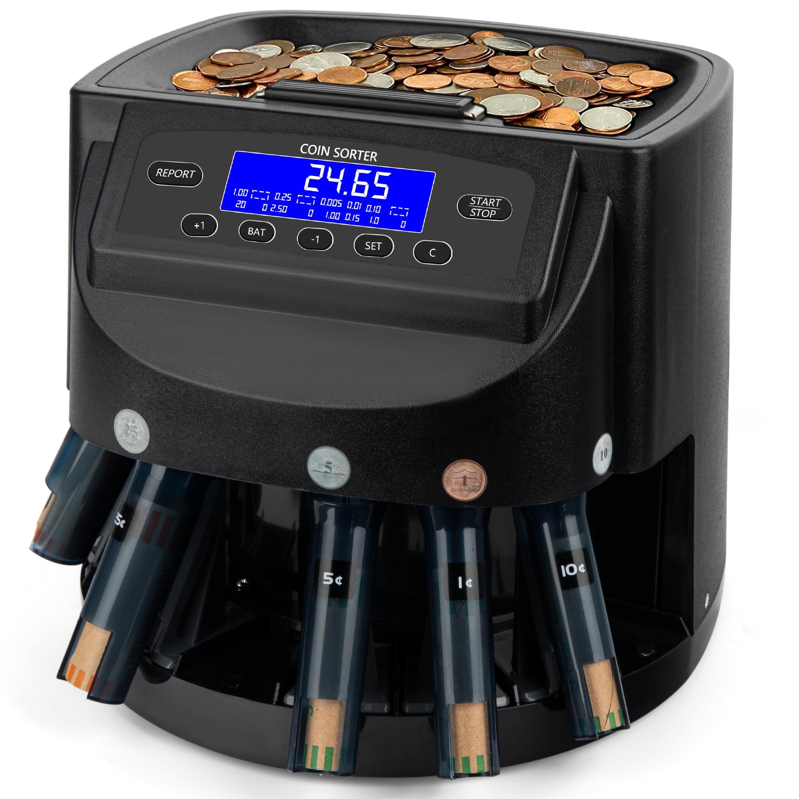 Amazon.com : Coin Counter Coin Sorters Machine - with LCD Display for ...