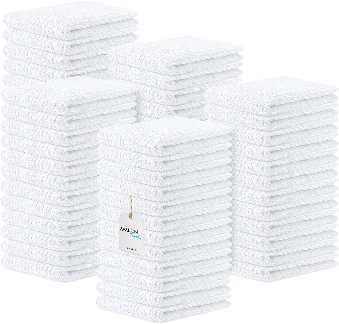 Amazon.com: Avalon Towels Ribbed Bar Mop Towels (Value Pack of 60) Size ...