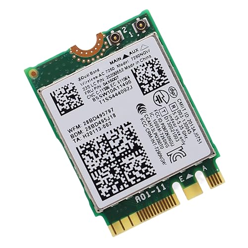 Deal4GO 7260AC 7260NGW 802.11ac 867Mbps 04X6007 M.2 Wireless WiFi Card ...