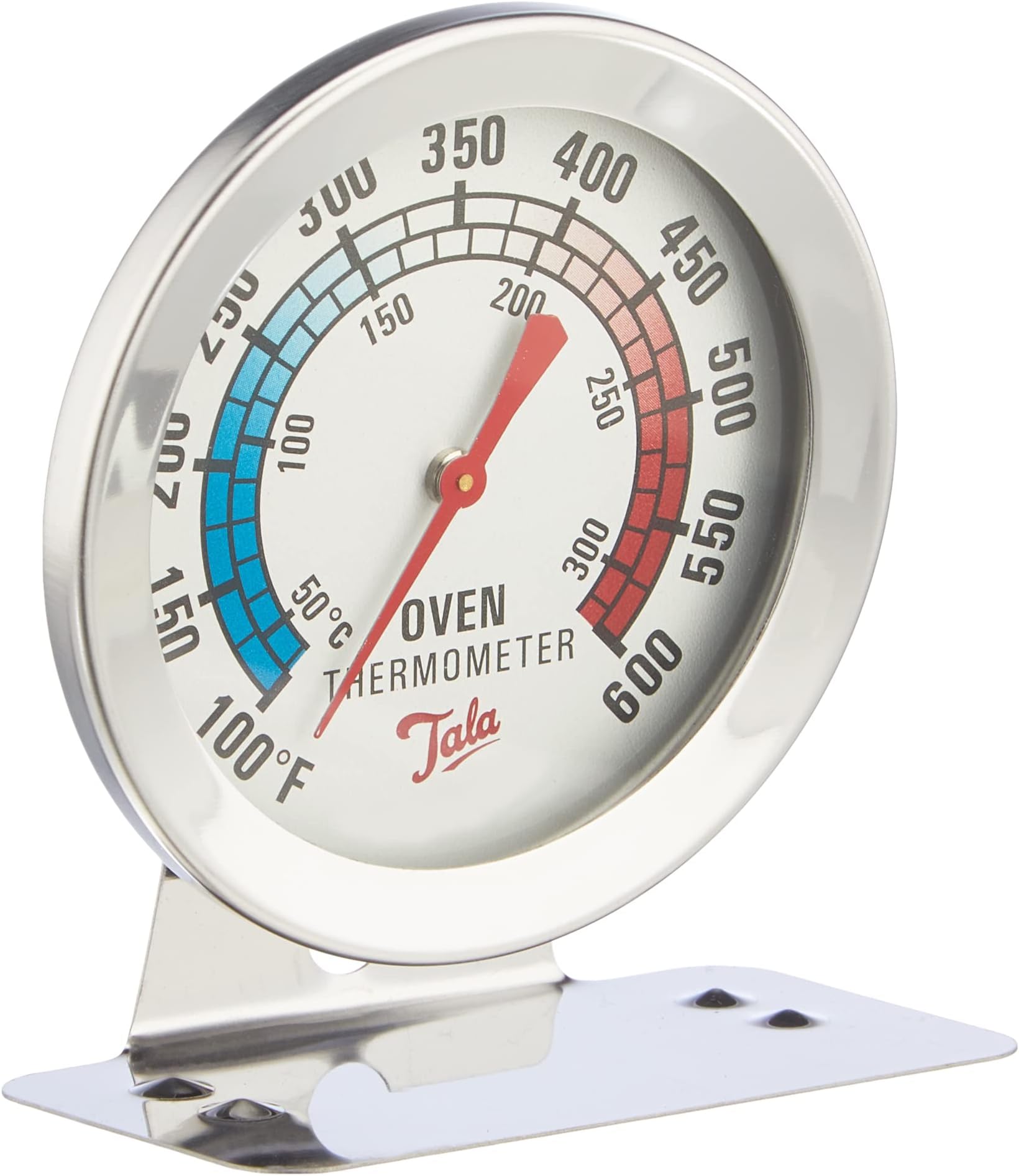 Tala Stainless Steel Oven Thermometer with Celsius and Fahrenheit ...