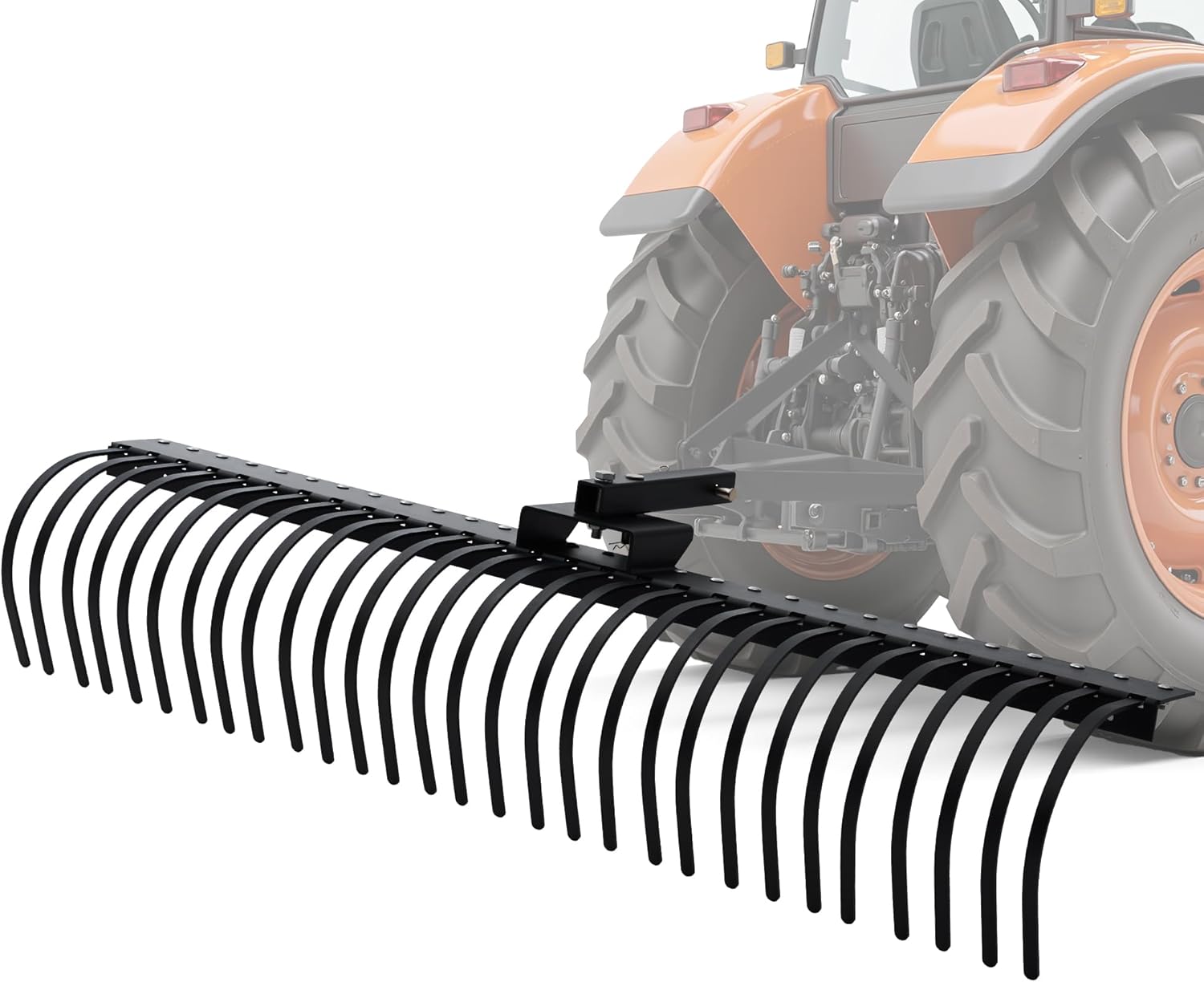 Amazon.com : SPECRAFT 72" Behind Landscape Rake for Tractor, Tow ...