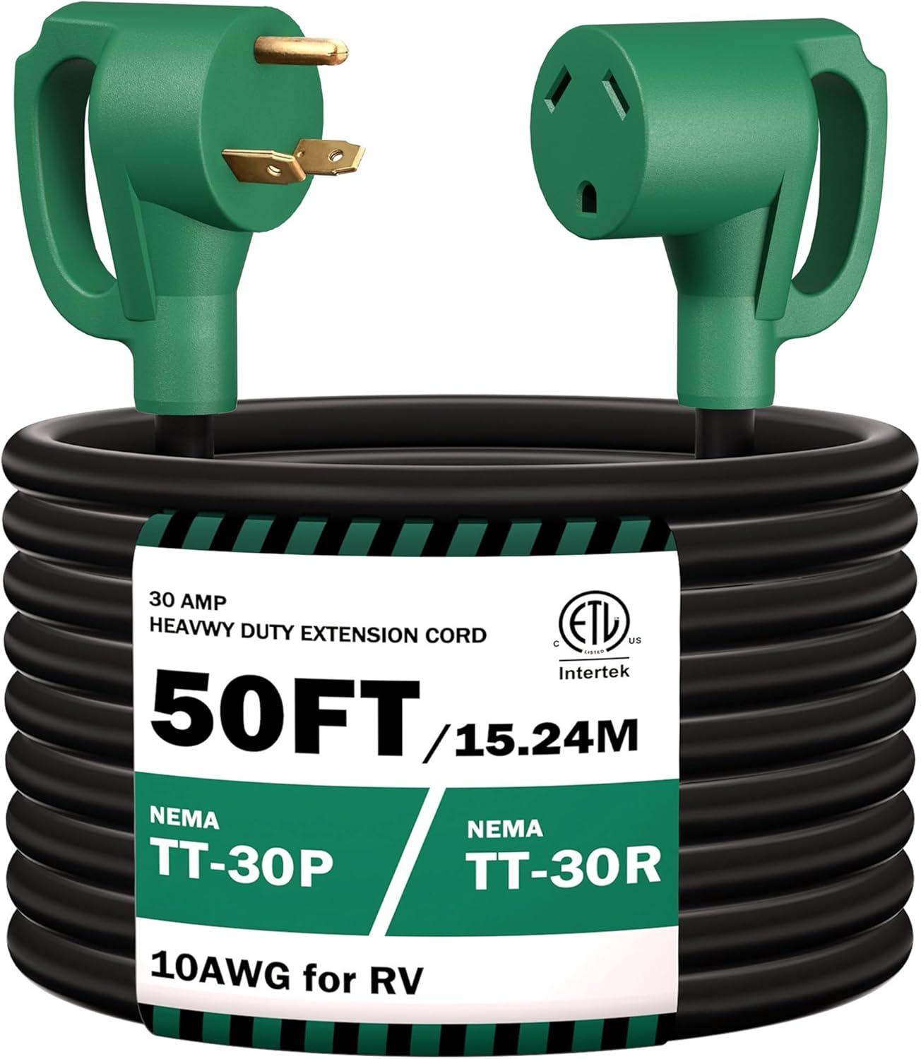 Amazon.com: STRIGHT 50FT RV Extension Cord 30 Amp, RV Power Extension ...