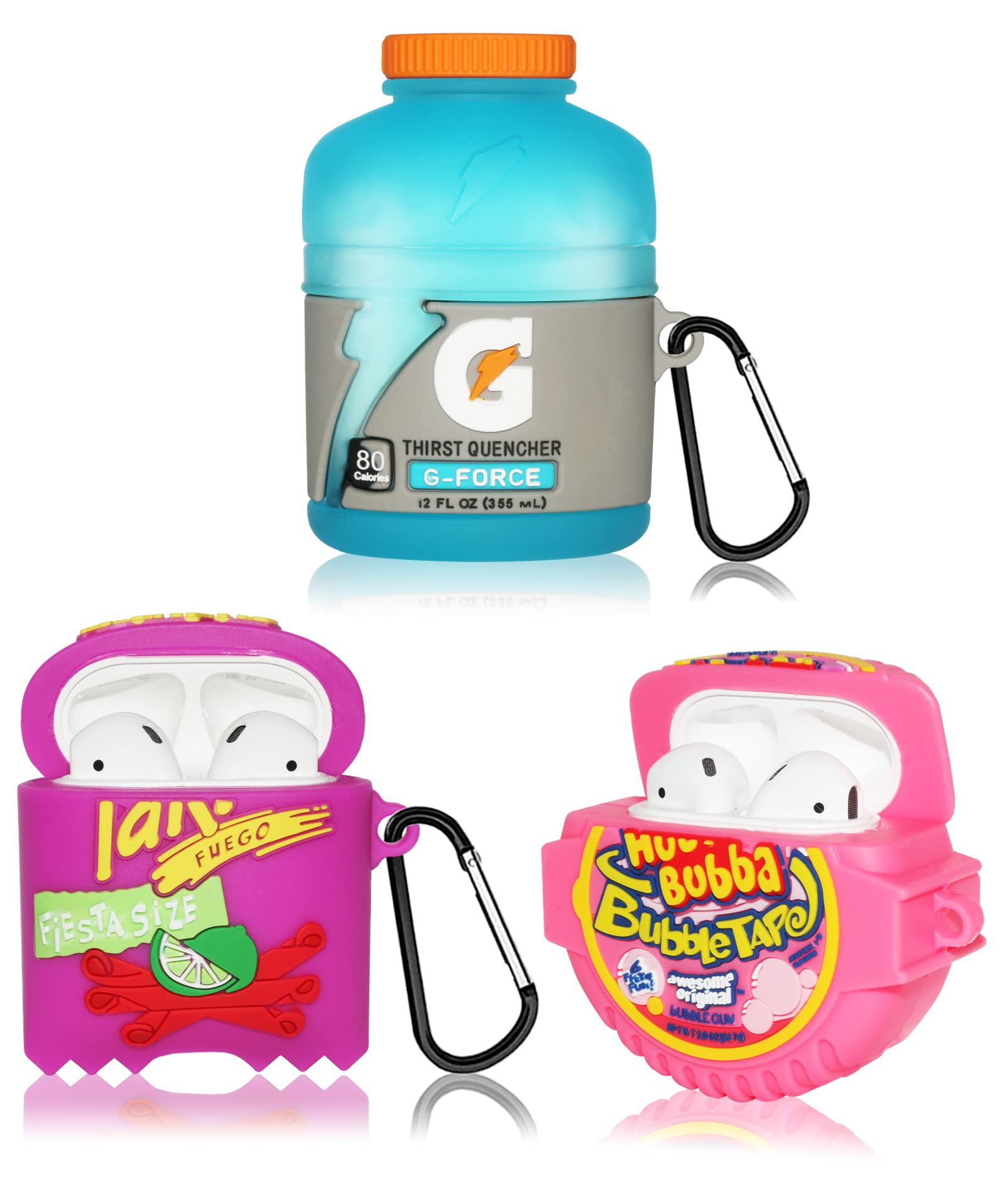 【3Pack】 Funny Case for AirPods Accessories Set with Takis Potato&Sport ...