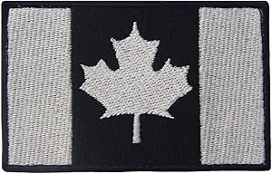 Amazon.com: Tactical Canada Flag Patch Embroidered Morale Applique ...