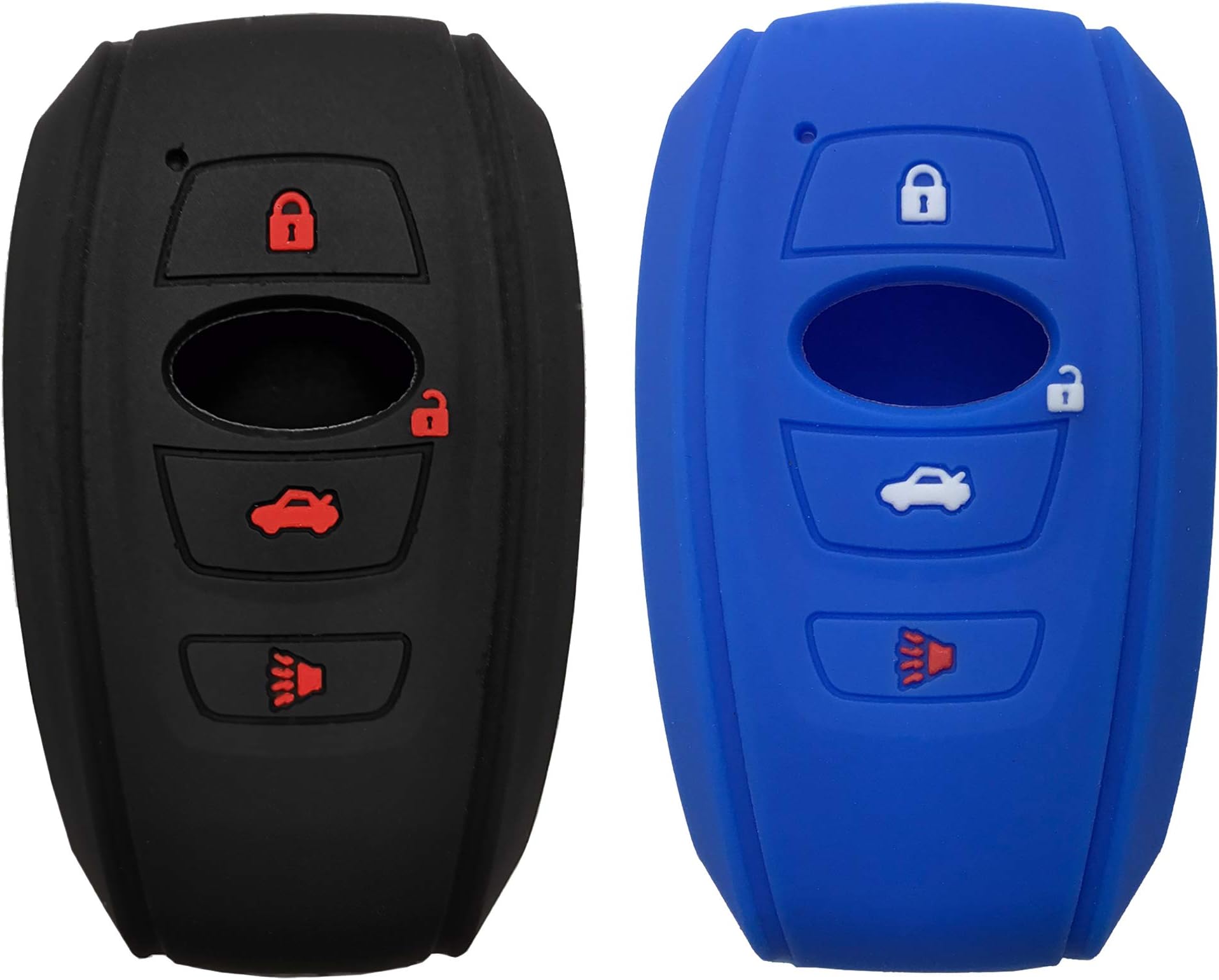 Amazon.com: 2Pcs Key Fob Cover Case Protector Fit for 2018 2017 Subaru ...