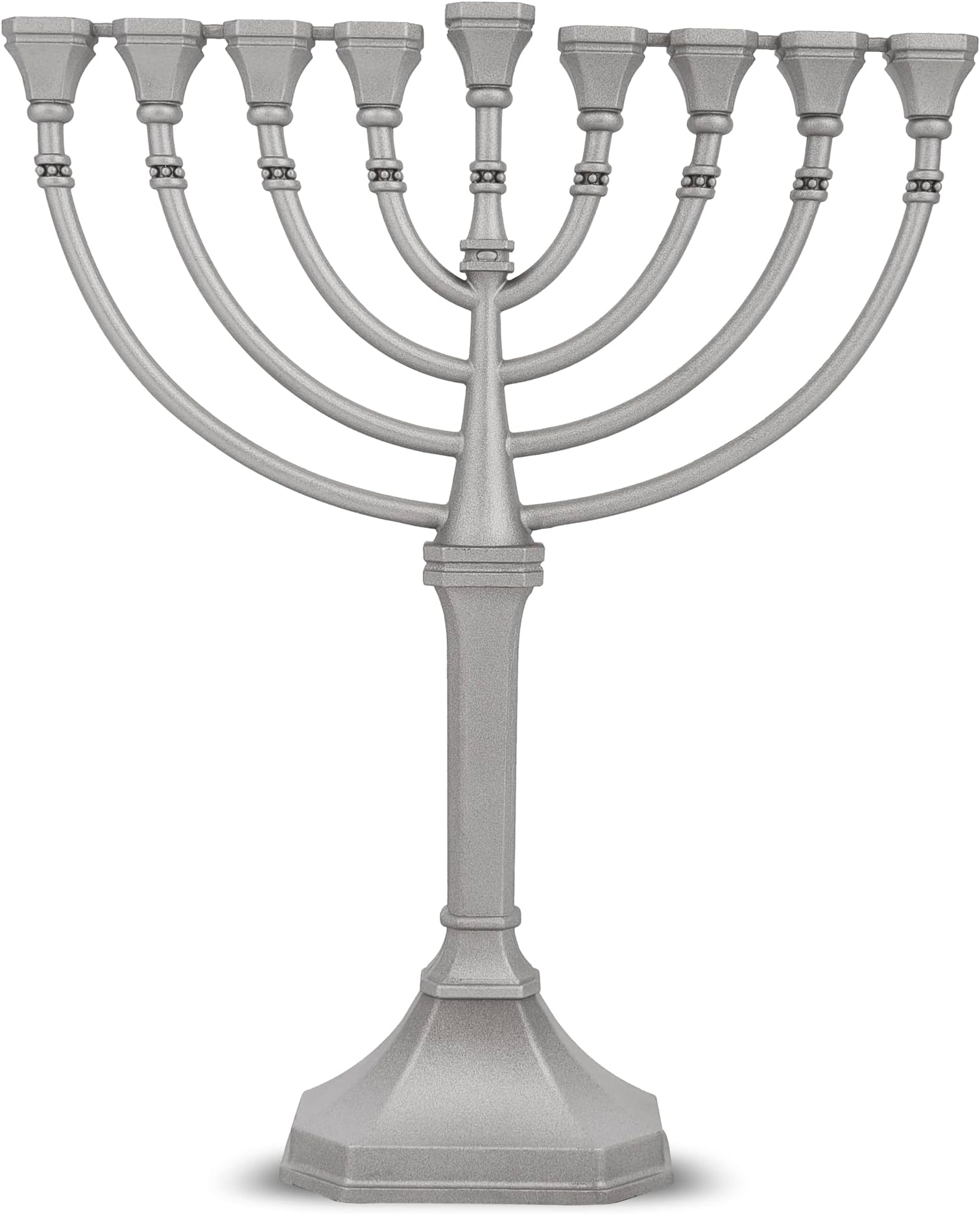 Amazon.com: Traditional Classic Hanukkah Menorah - 9.5" Tall Graceful ...