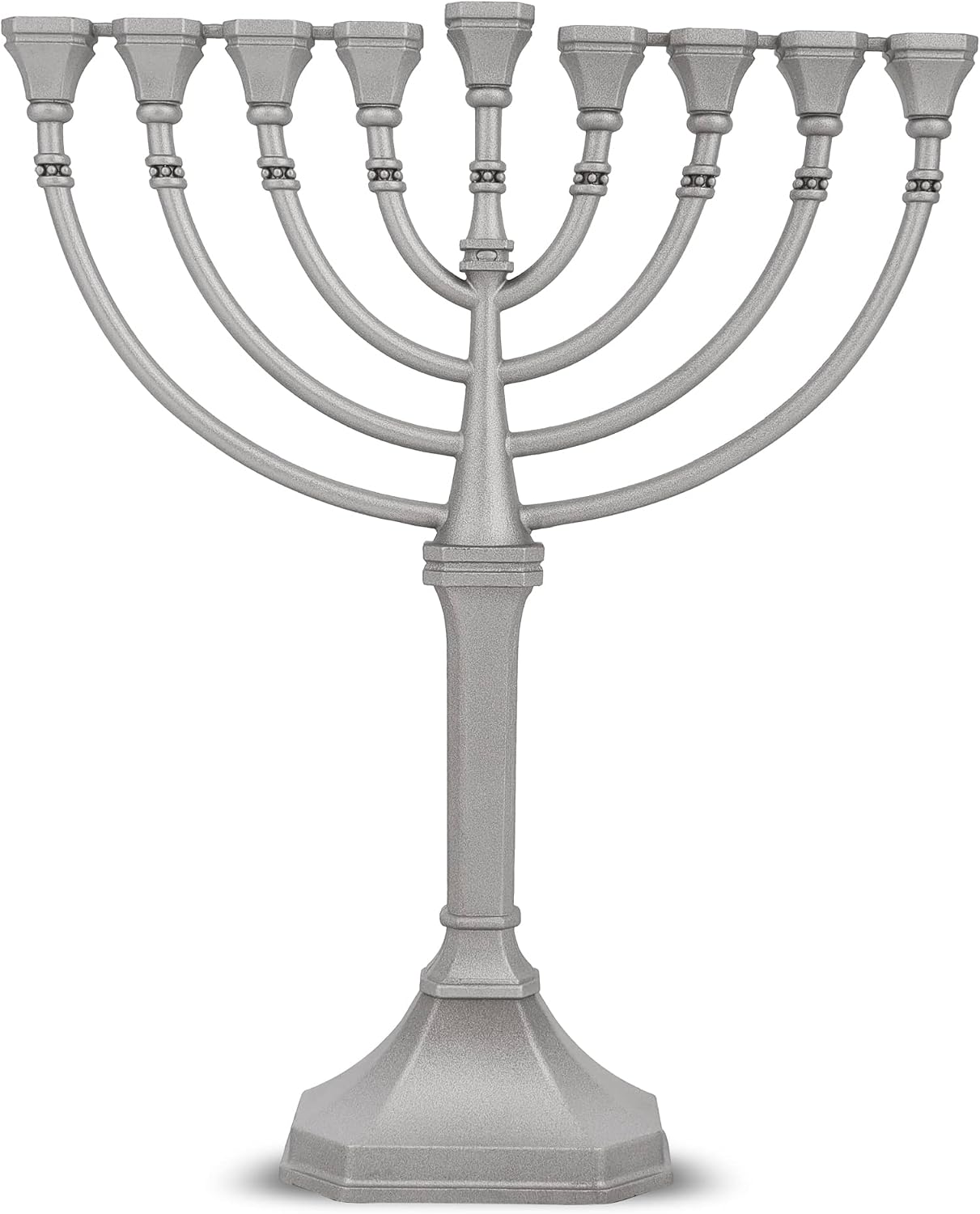 Amazon.com: Traditional Classic Hanukkah Menorah - 9.5" Tall Graceful ...