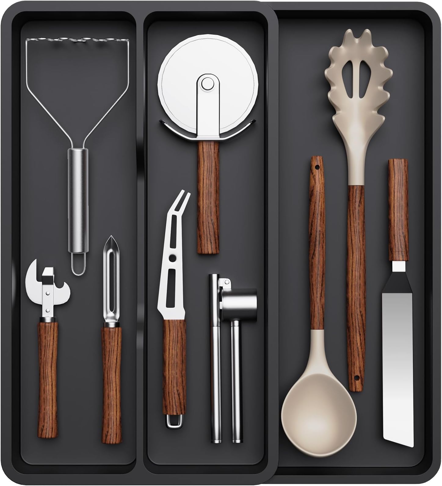 Amazon.com - Lifewit Utensil Organizer for Kitchen Drawers, Expandable ...