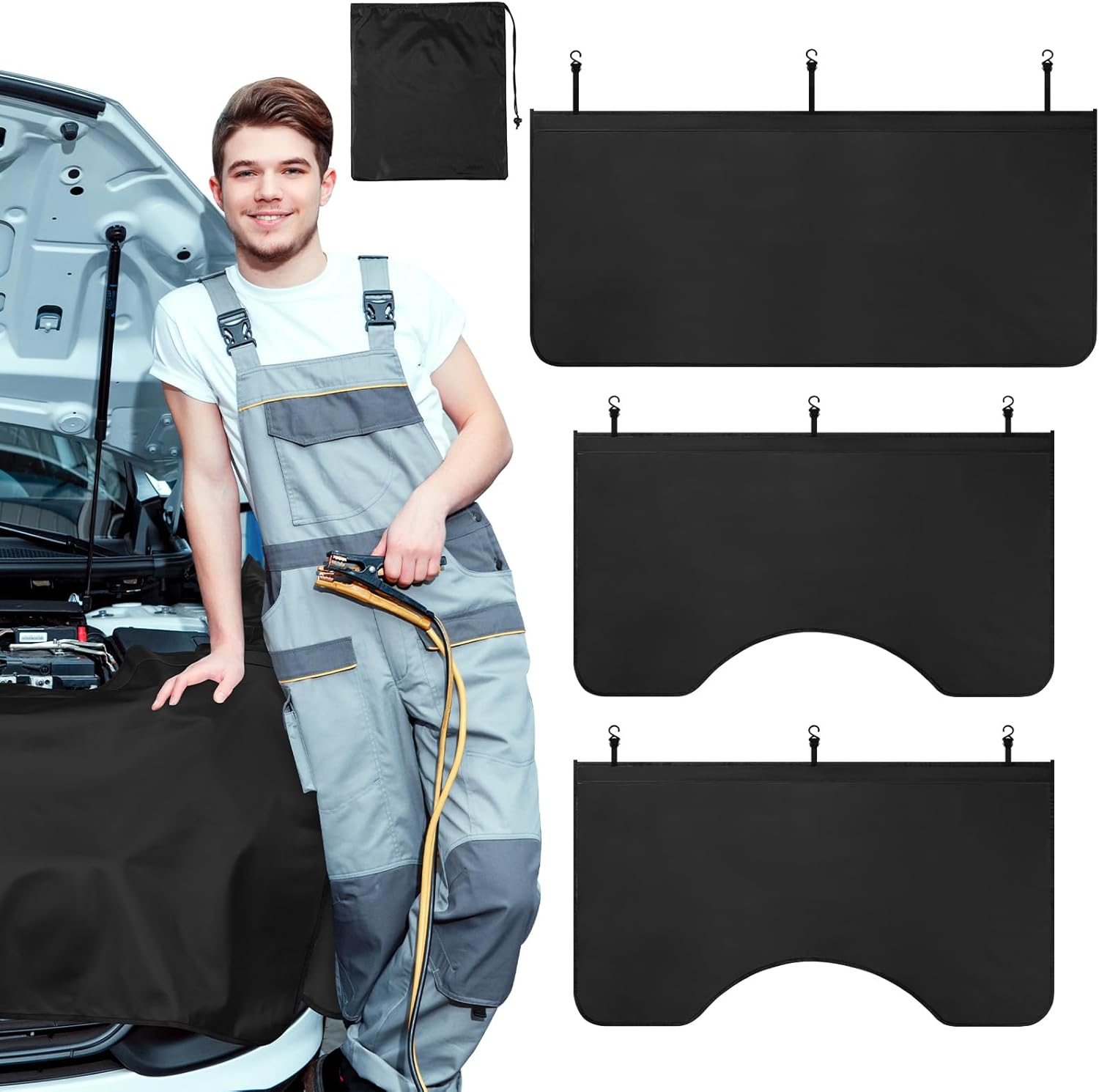 Amazon.com: Datanly 4 Pcs Magnetic Fender Protector Cover for Mechanics ...