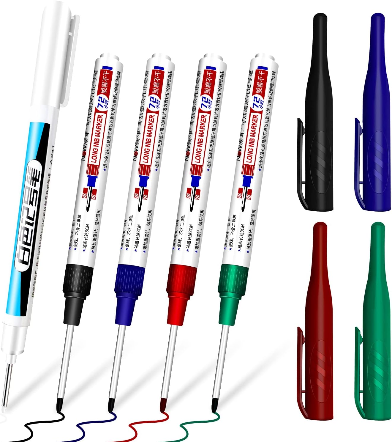 Wonwood_direct Drill Hole Marker Deep Hole Marker Metal 32 mm Extra ...