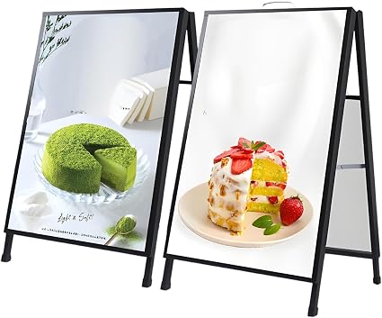 Poster Holder Floor Sign Display Pavement Board Double Side ...
