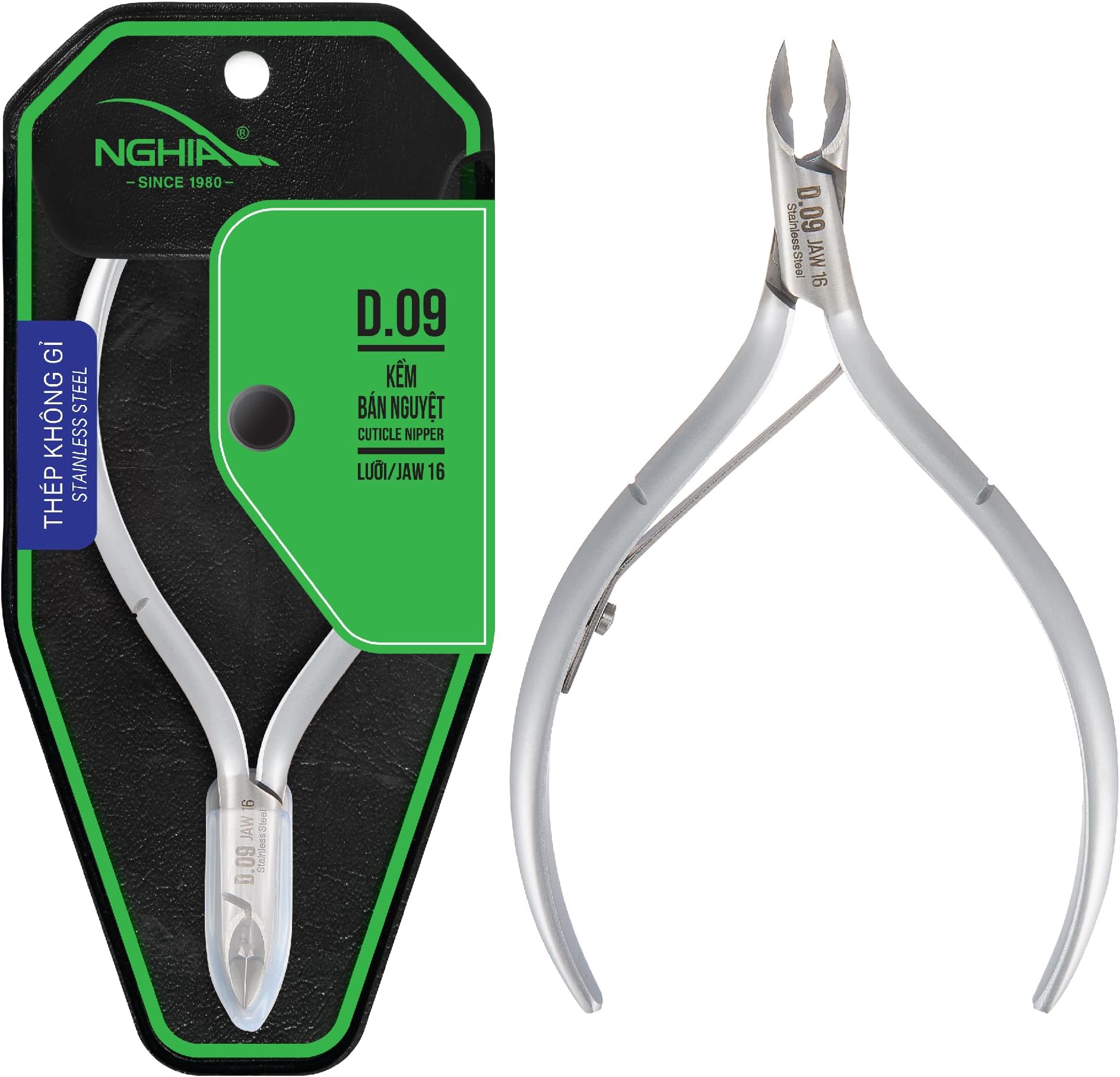 Amazon.com: NGHIA Cuticle Nipper - D-09 JAW 12 | Stainless Steel ...