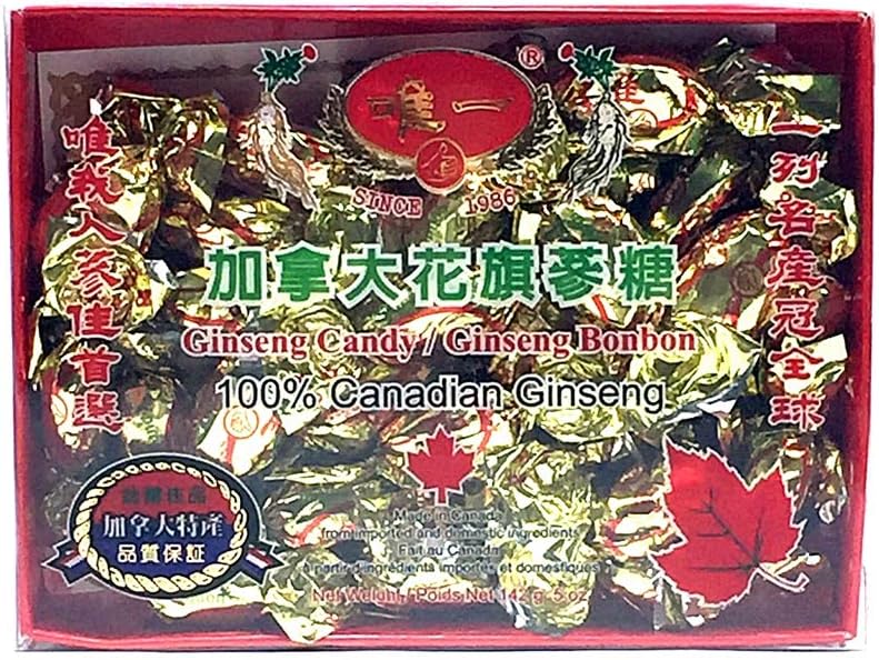 UNIQUE Ginseng Candy (142g) : Amazon.ca: Grocery & Gourmet Food