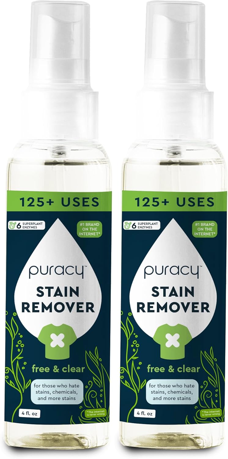 Amazon.com: Puracy Stain Remover Spray, Natural Travel and Laundry ...