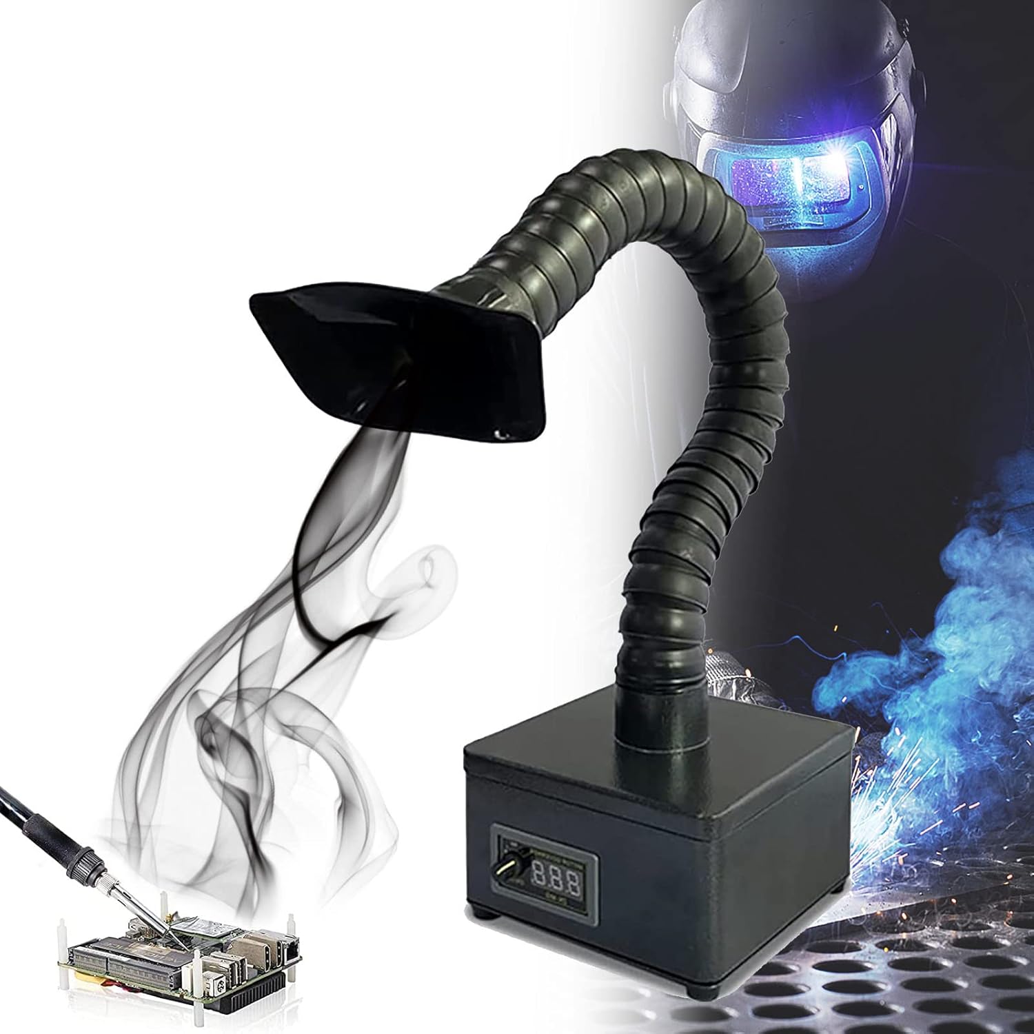 Amazon.com: OCAZI Mini Fume Extractor Solder, Filters for Fume ...