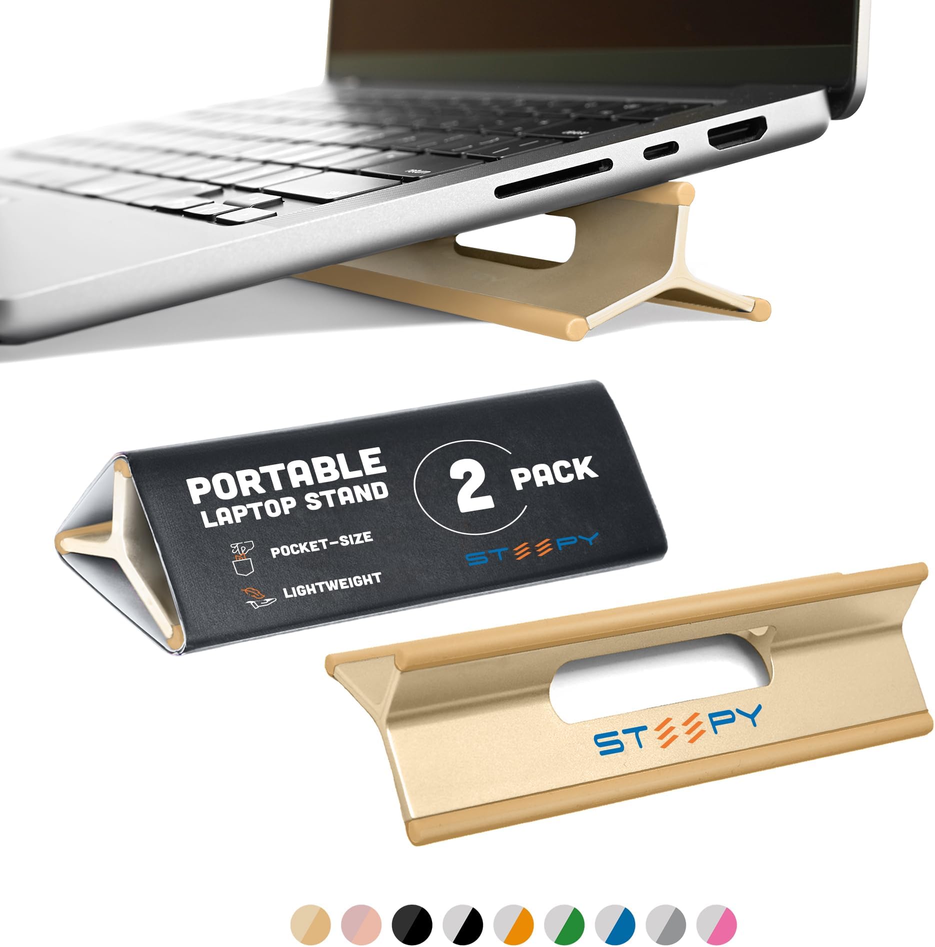 Amazon.com: pidien Soporte portátil para laptop, soporte ajustable para ...