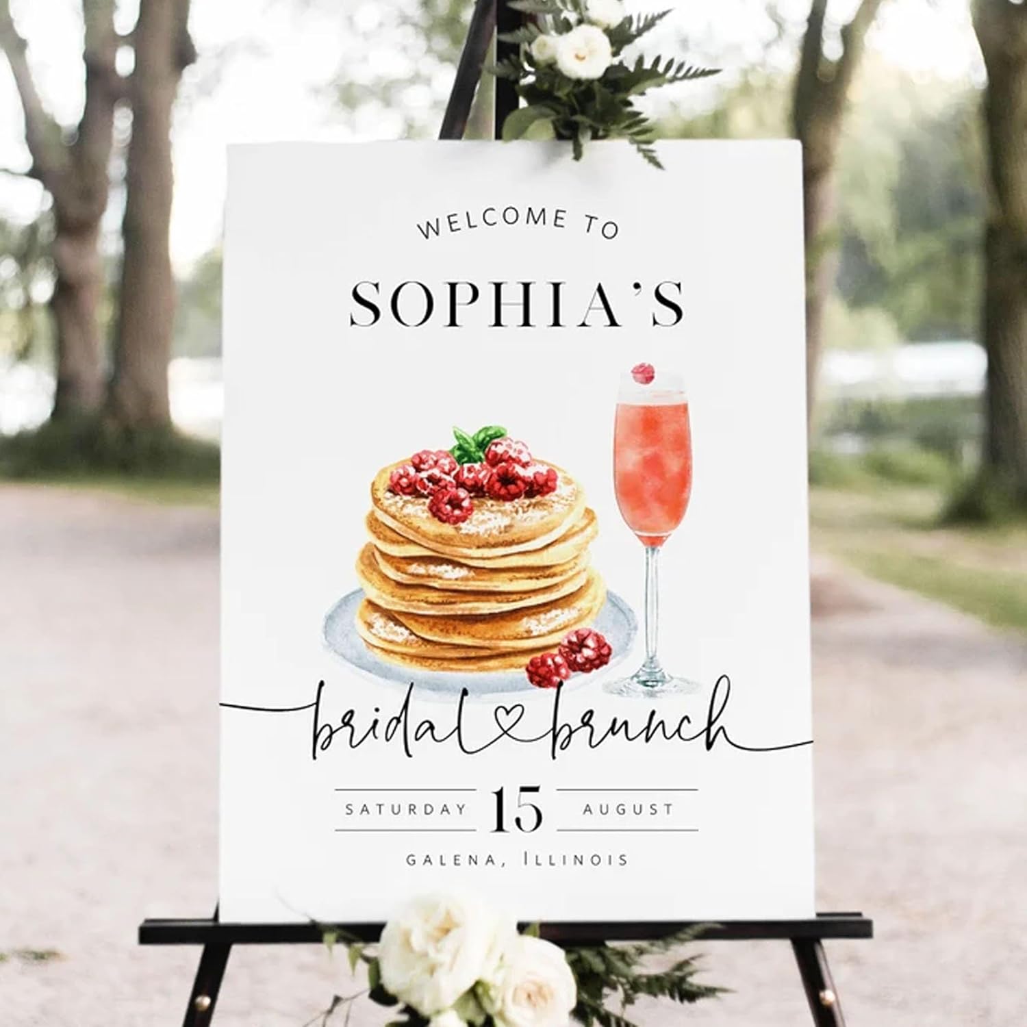 Amazon.com: Bridal Brunch Welcome Sign, Editable Bridal Shower Welcome ...