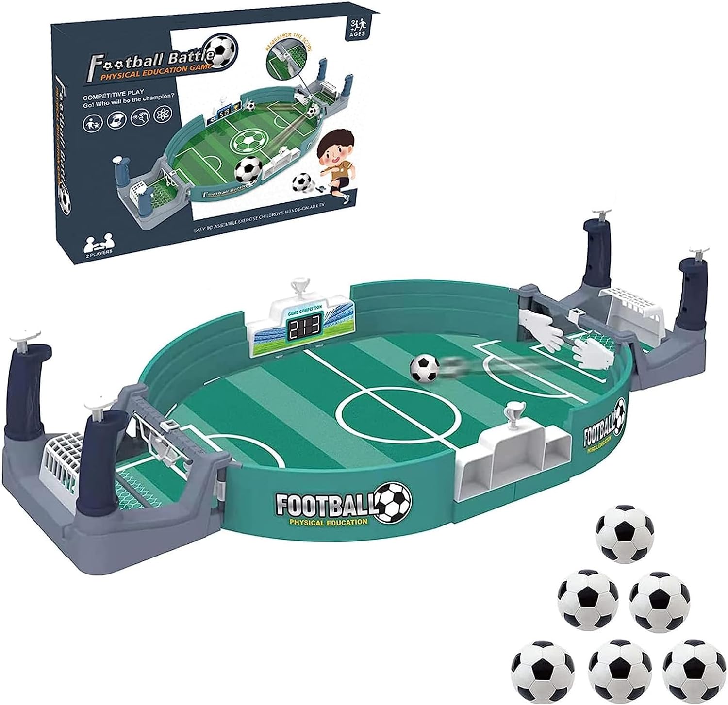 Amazon.com : XIRHIYO XIRHIYO Football Table Interactive Game, Mini ...