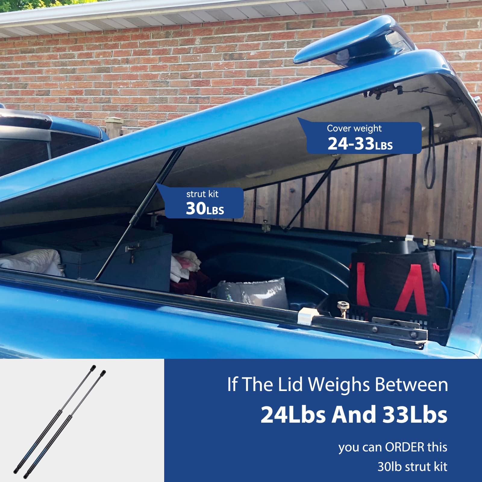 Snapklik.com : ARANA SL38301 23 Inch 30lb Gas Struts Prop Springs ...