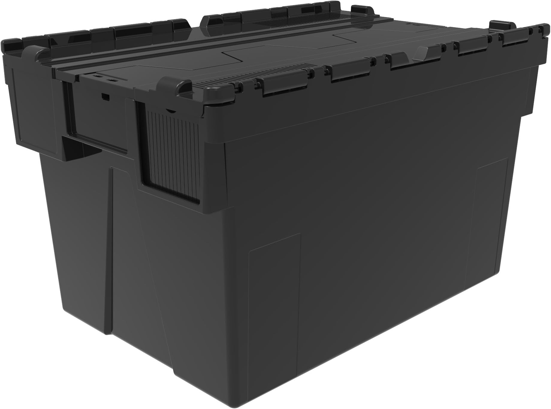 Plastor 10 x Large Plastic 80 Litre Heavy Duty Storage Boxes (71 x 46 x ...