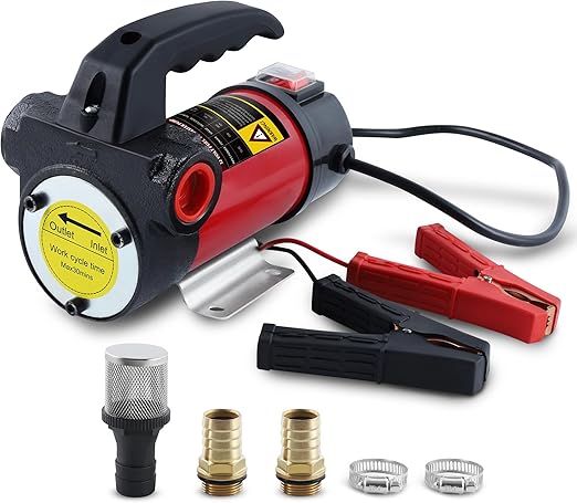 Amazon.com: Reywoo Diesel Transfer Pump, 12V DC Electric Oil Transfer ...