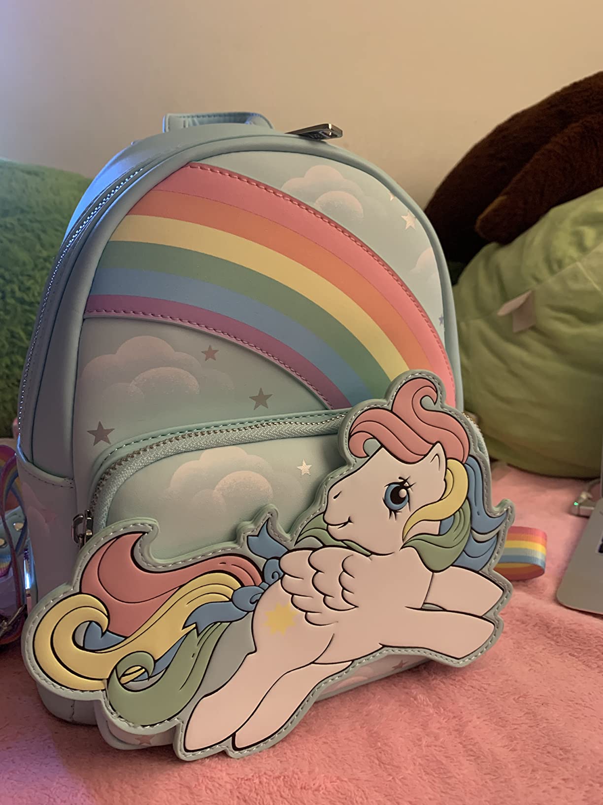 $22/mo - Finance Loungefly My Little Pony Rainbow Mini Backpack | Buy ...